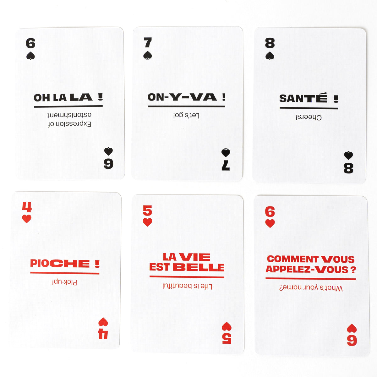 French Language Playing Cards - Lingo – Espial Marketing